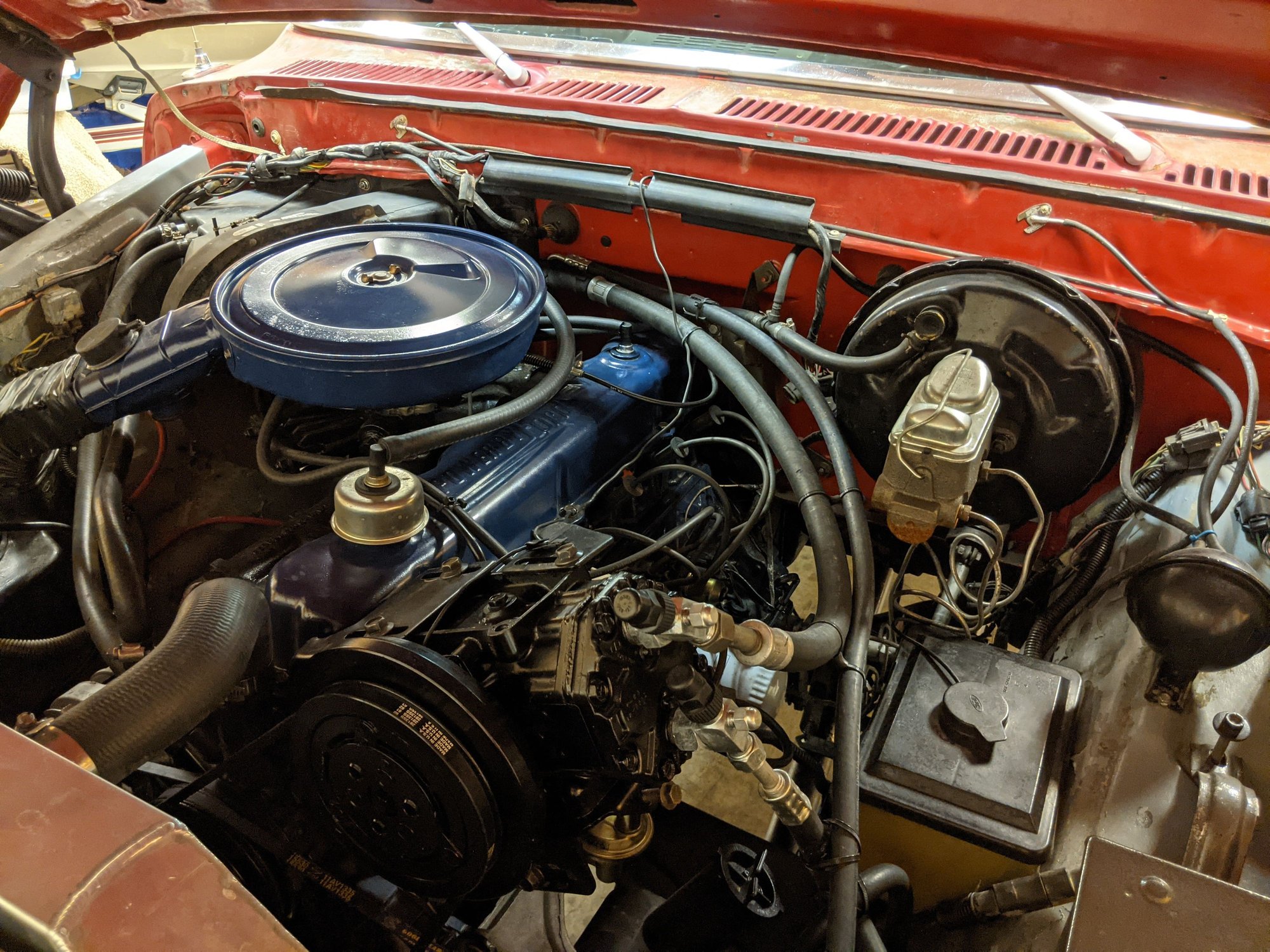 300 i6 inline 6 AC BRACKET York style compressor - RARE - Ford Truck ...