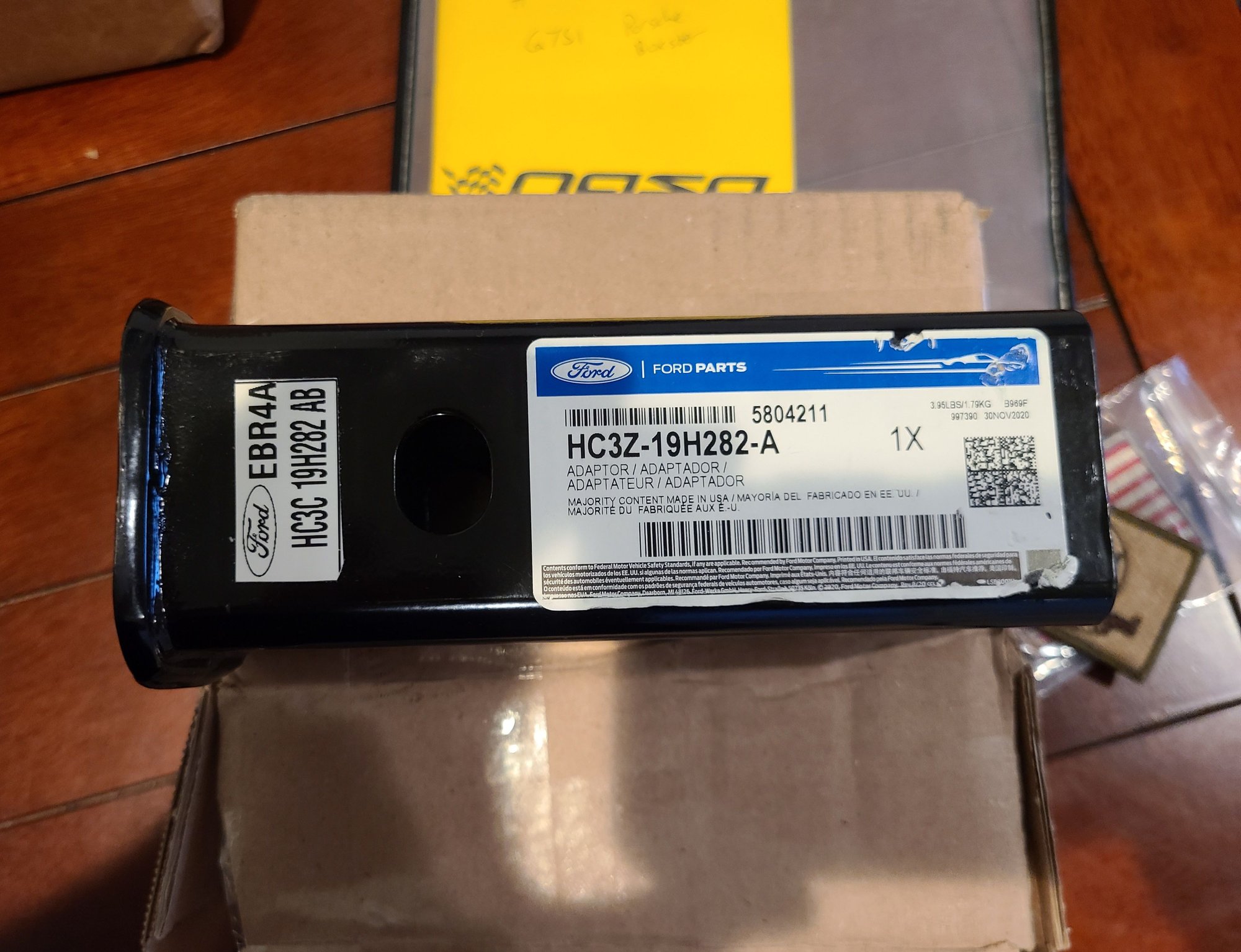 FS: OEM Ford 2.5" to 2" Hitch Adapter P/N HC3Z-19H282-A - NEW - Ford ...