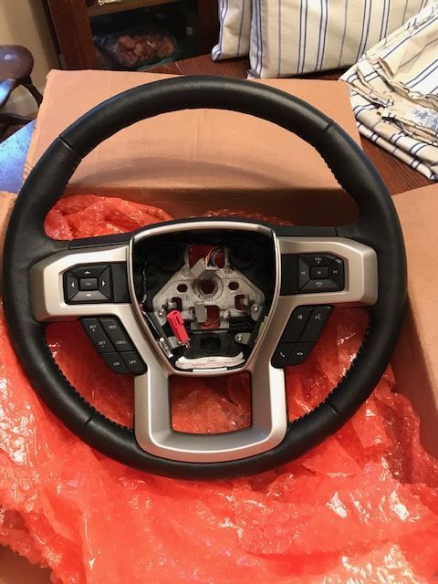 2017-2020 Ford F250 F350 Super Duty Lariat Leather Heated Steering ...