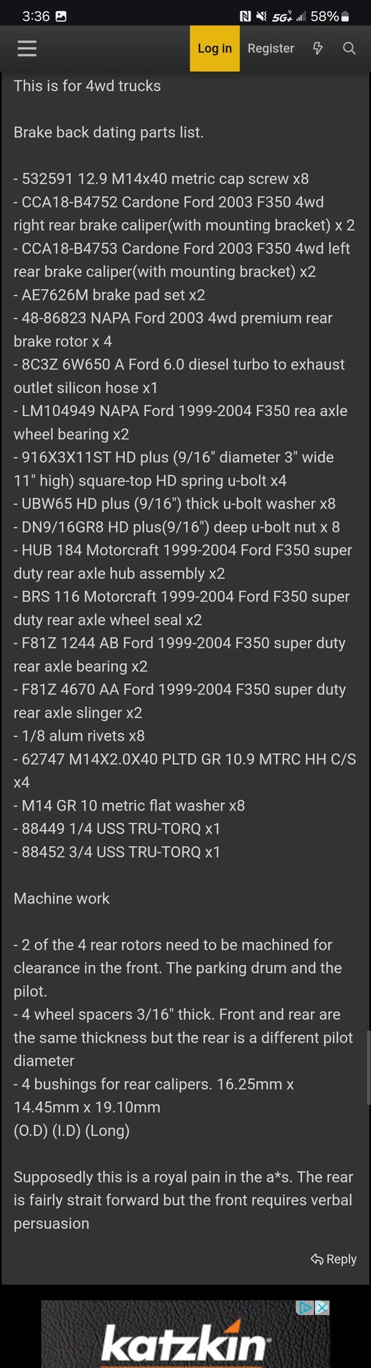 16s on 05+ dana 60 - Ford Truck Enthusiasts Forums