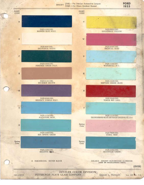 The Mysterious "Y" Paint Code - Ford Truck Enthusiasts Forums