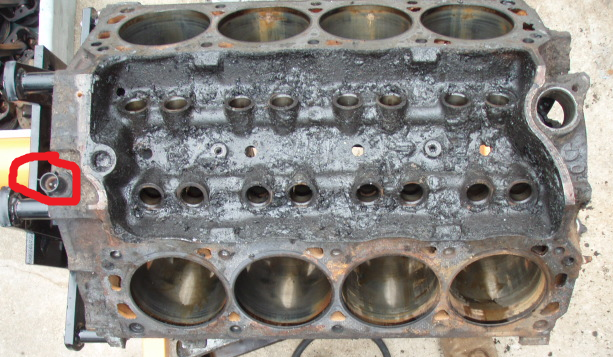 Knock Sensor location on a 1990 f150 5.0 - Ford Truck Enthusiasts Forums