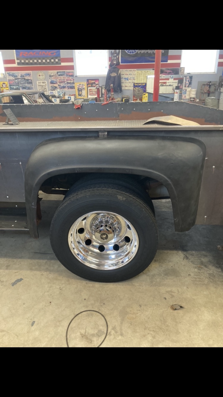 55 big job ramp truck rear fender redo - Ford Truck Enthusiasts Forums