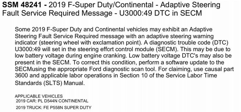 Adaptive steering fault screen - Page 2 - Ford Truck Enthusiasts Forums