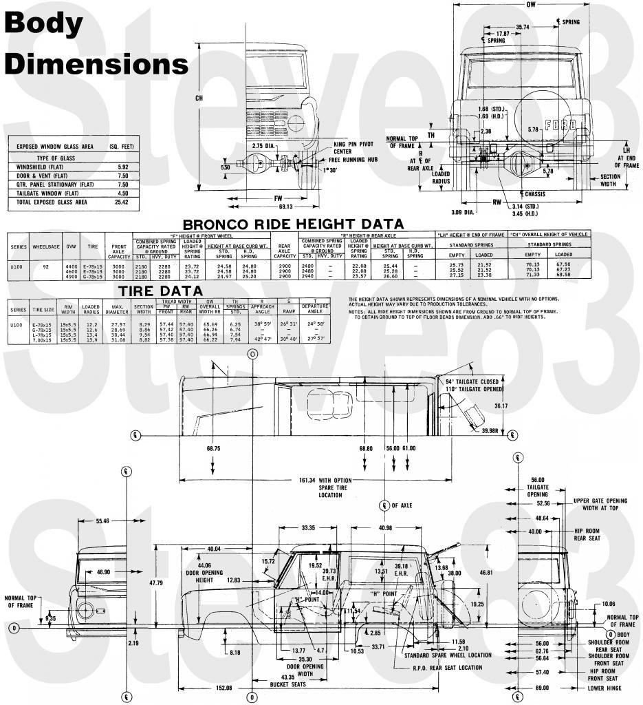 Early Bronco Frame bluprint - Ford Truck Enthusiasts Forums