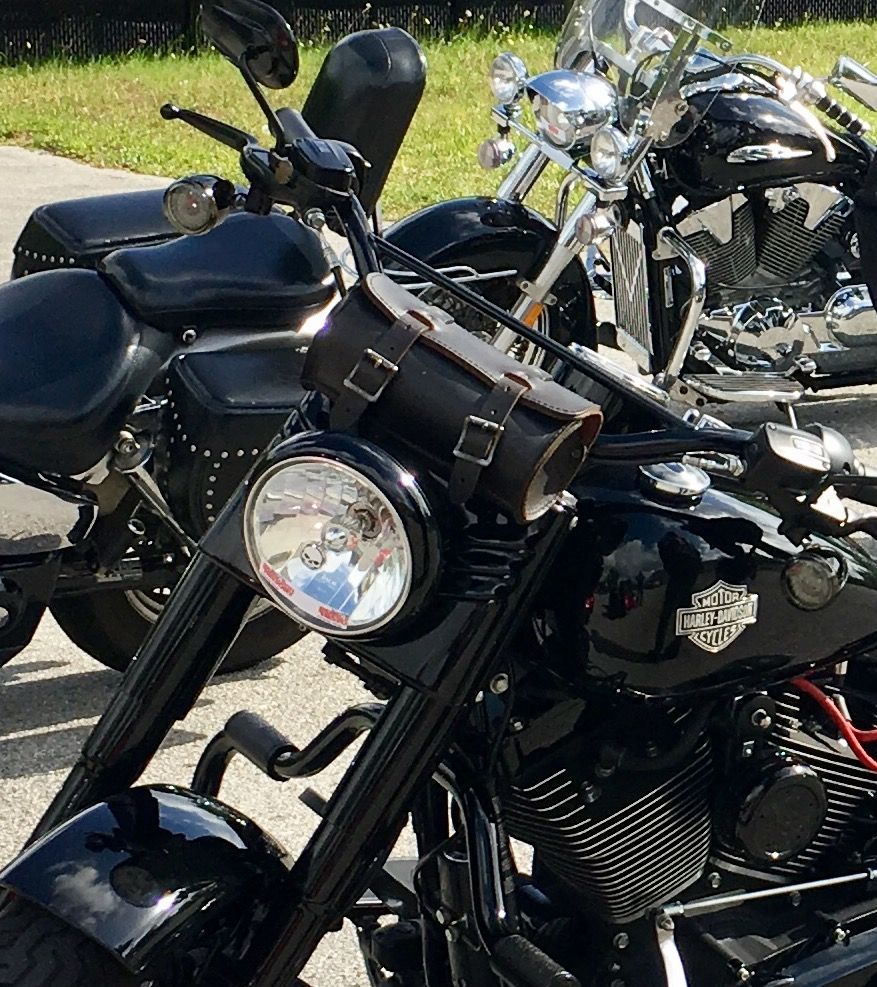 Leather Bags For Handlebars Harley Davidson | semashow.com