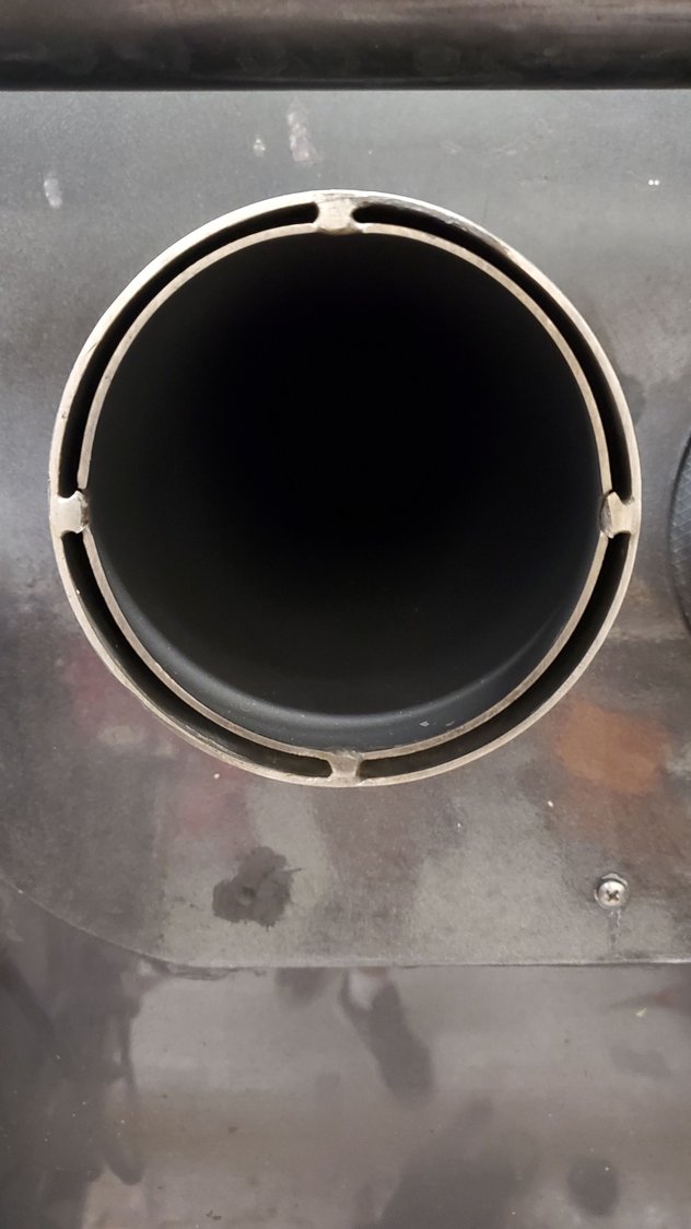 Building Tails... clearance between inner and outer pipes ...