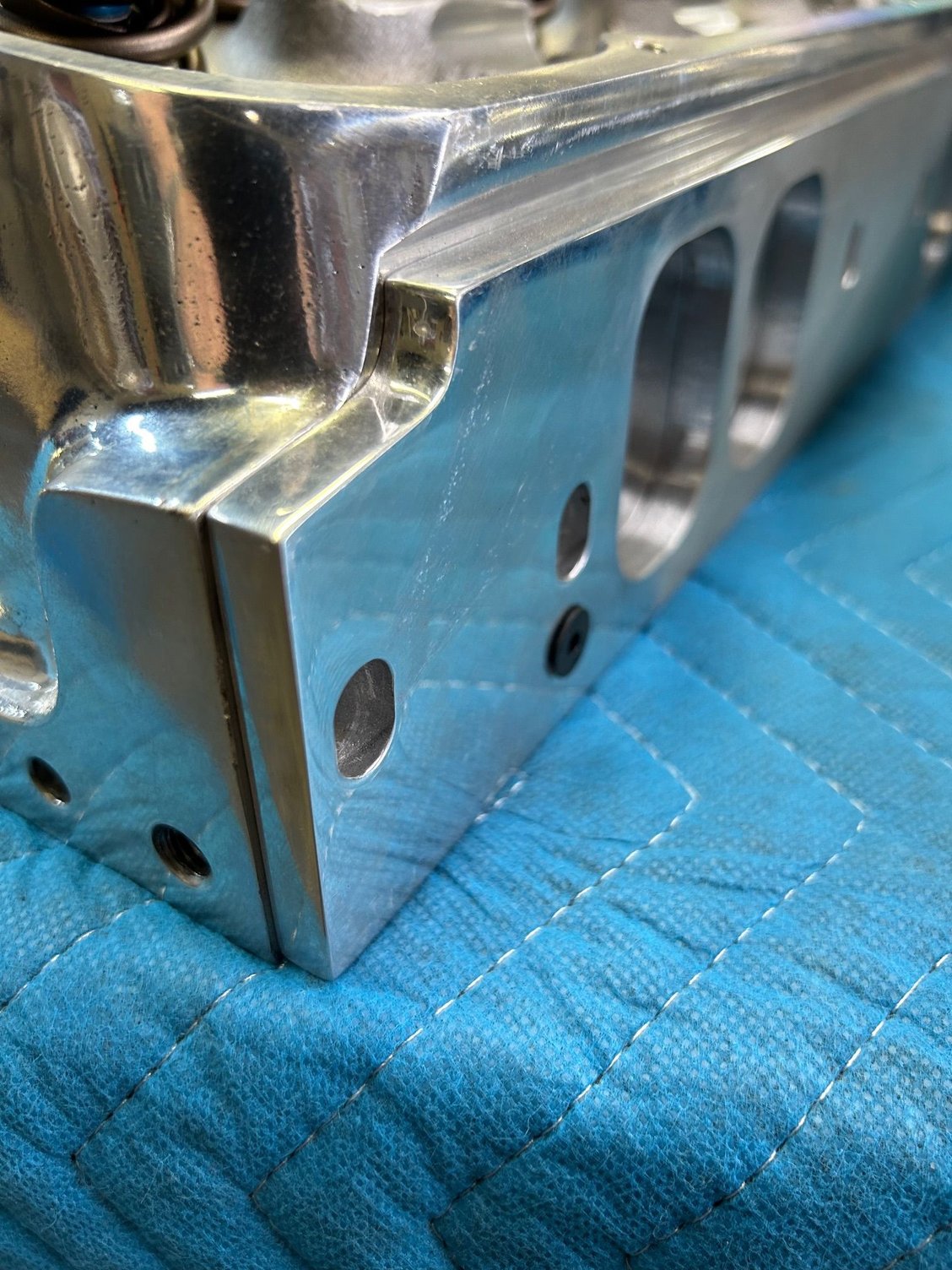 Carson Brummett prepared complete bbc top end for turbo motor ...