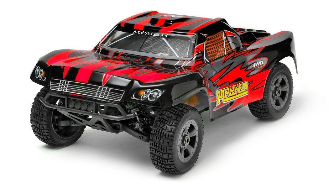Iron Track MegaE8SCL Red Mayhem 1:8 Scale ARTR 4WD Brushless Short ...