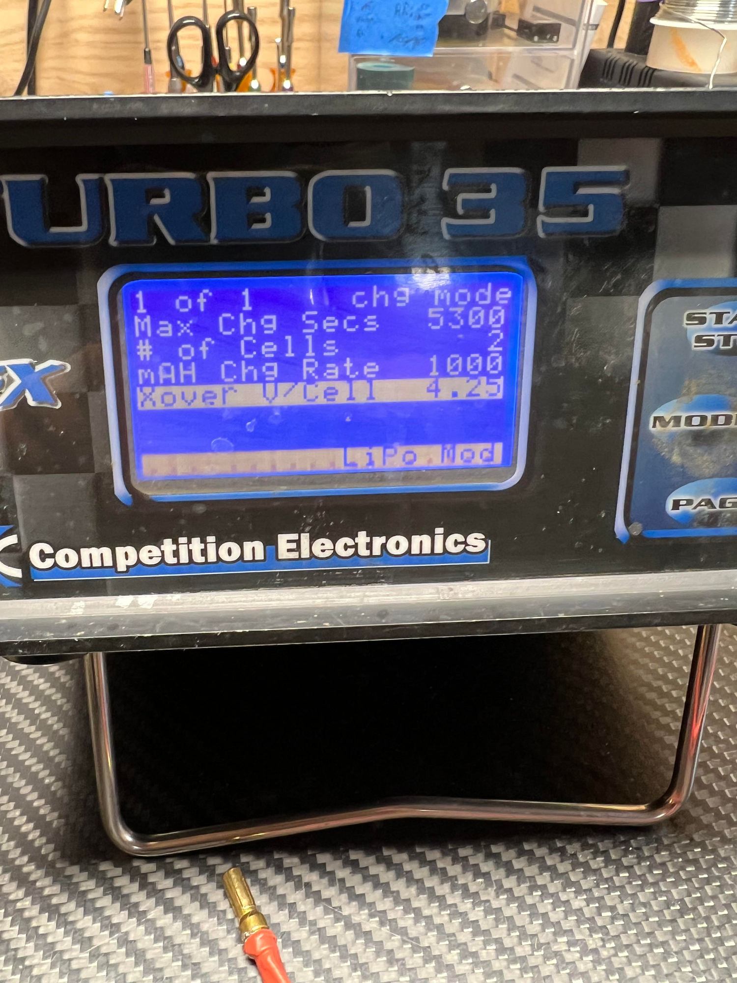 Competition Electronics Turbo35 GFX charger "Lipo Ready" - R/C Tech Forums