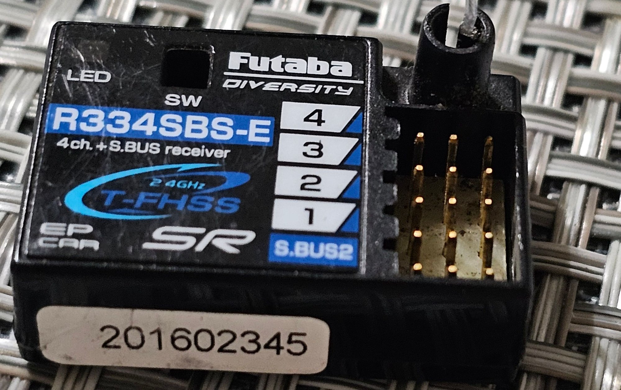 Reciever Used - Futaba R334SBS-E T-FHSS SR - R/C Tech Forums
