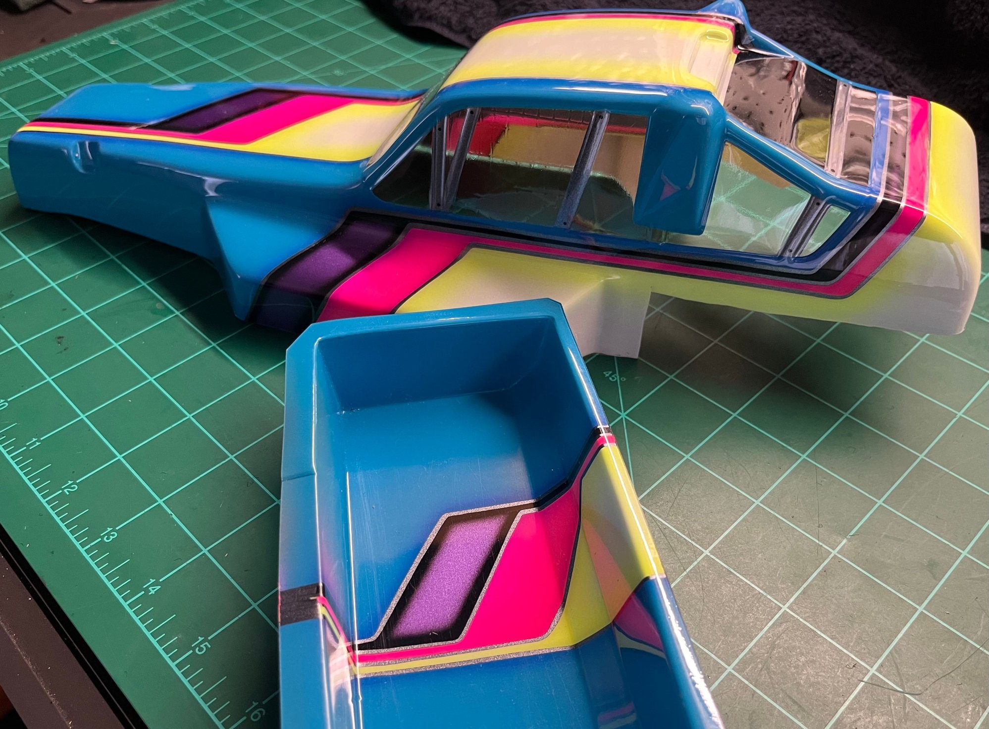 Rc10 custom painted Protech body - R/C Tech Forums