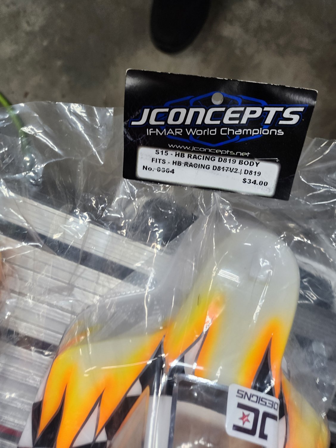 CUSTOM PAINTED JC CONCEPT BODY HB D817/D819 - R/C Tech Forums