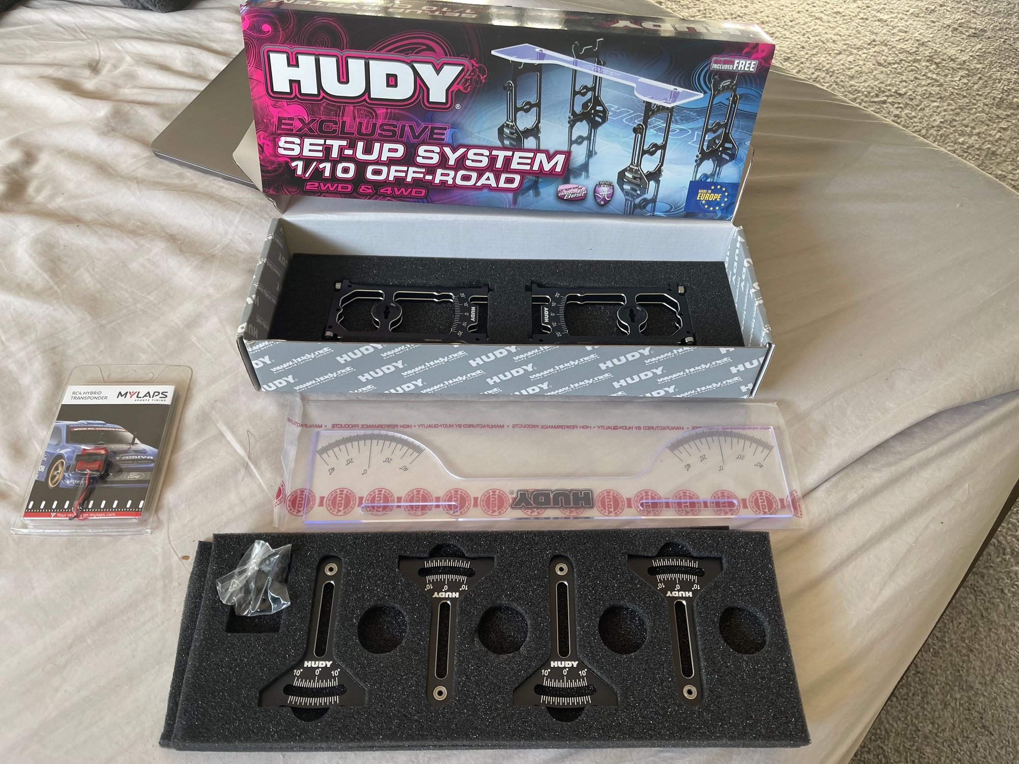 Hudy 1/10 off road setup station, Mylaps RC4 Hybrid Transponder - R/C ...