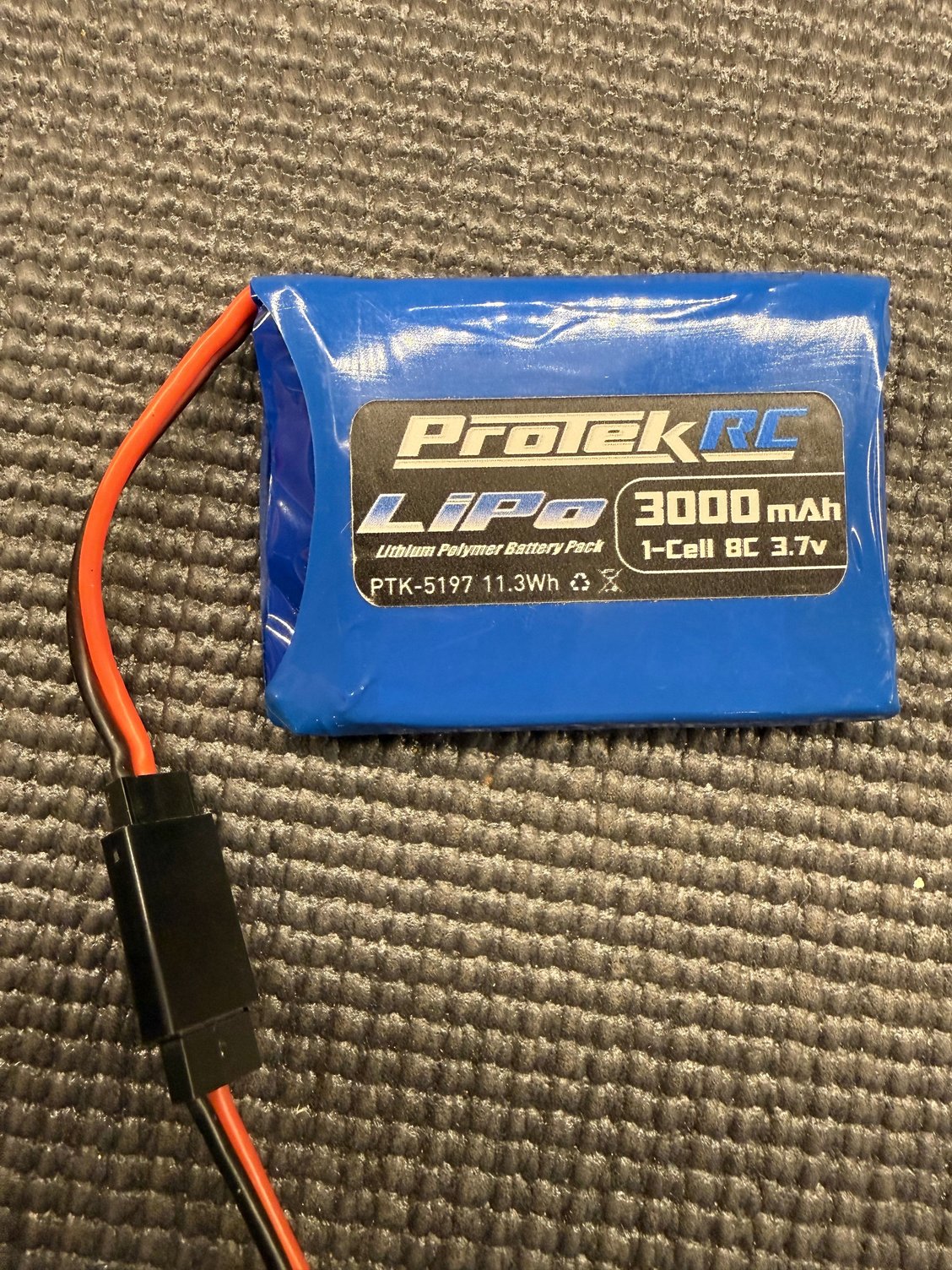 ProTek RC 1S 3000 mah LiPo Transmitter Battery - R/C Tech Forums