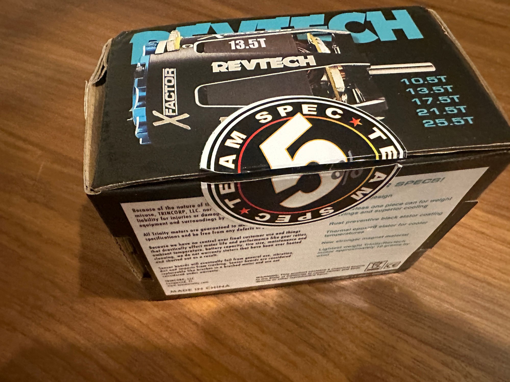 New Revtech XFactor Team Edition 17.5 motor - R/C Tech Forums