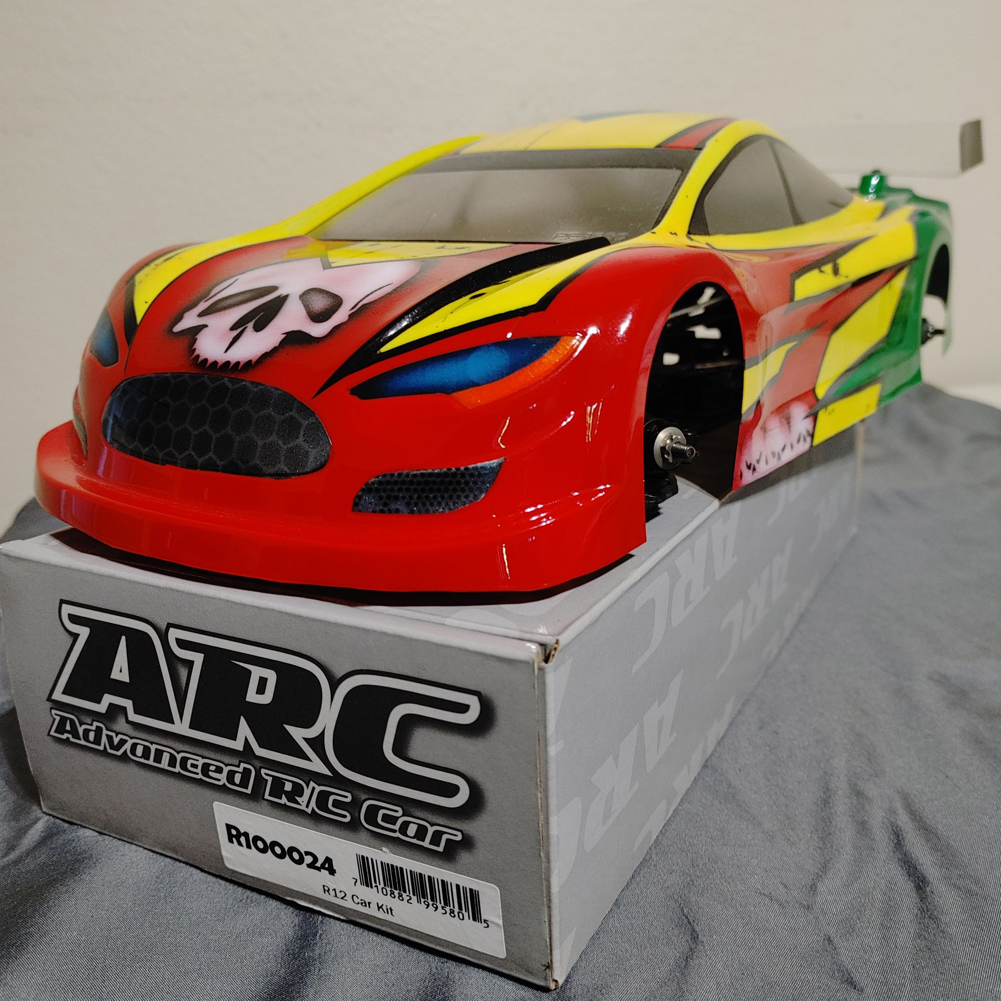 ARC R12 CAR KIT (CARBON CHASSIS) With Custom Painted Body & New Parts ...