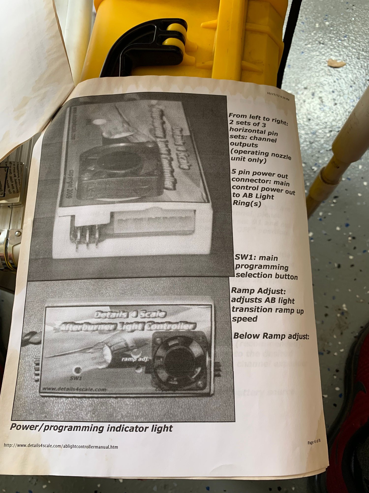 Details for scale AB light help - RCU Forums