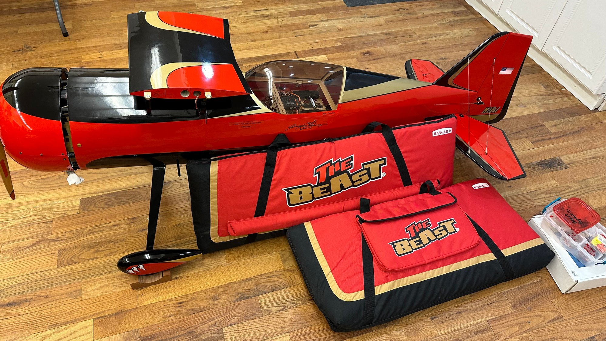 5 Cylinder 150 CC Moki Radial powered Beast 100 - RCU Forums