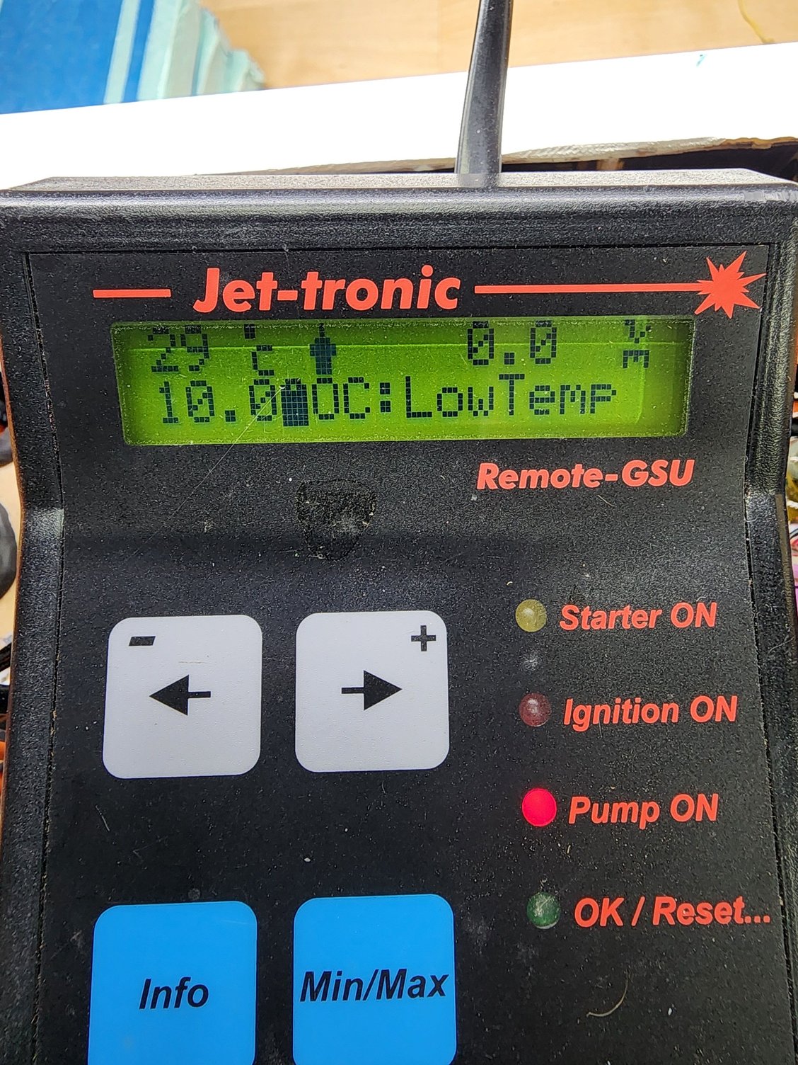 P100-rx low temp on startup now pump on flashing won't start sequence ...