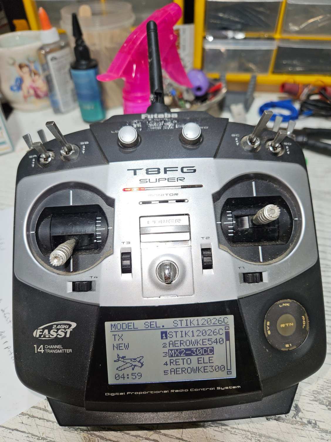 Futaba T8FG transmitter 5 R617FS rx, charger 275.00 free ship - RCU Forums