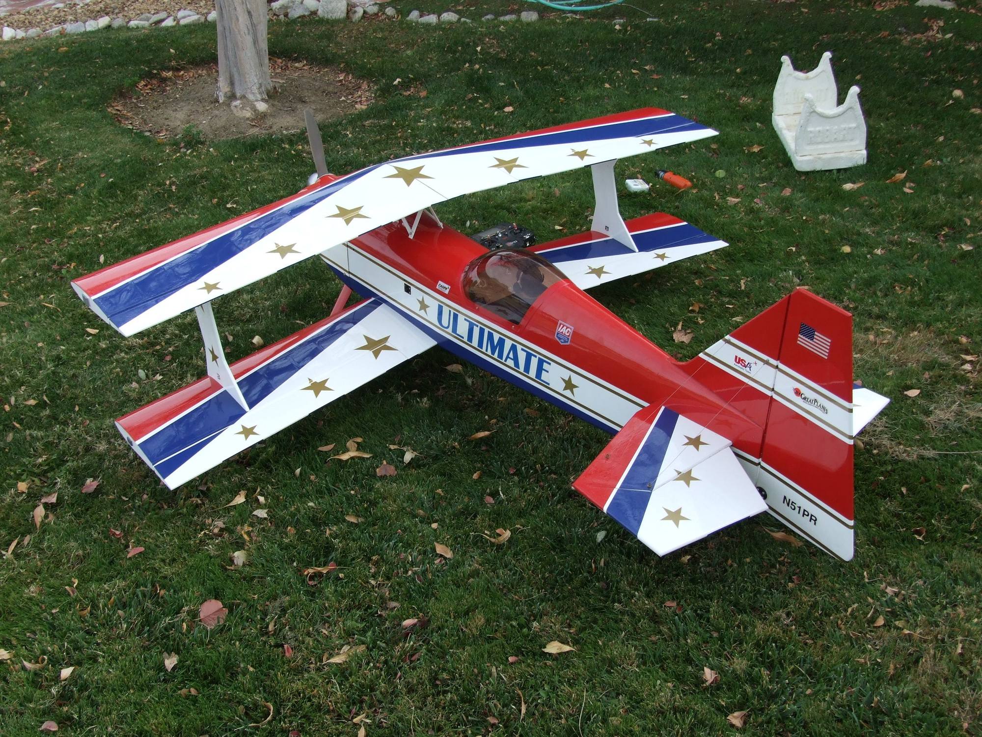 Great Planes 27% Ultimate Biplane... Gorgeous, with spares. - RCU Forums