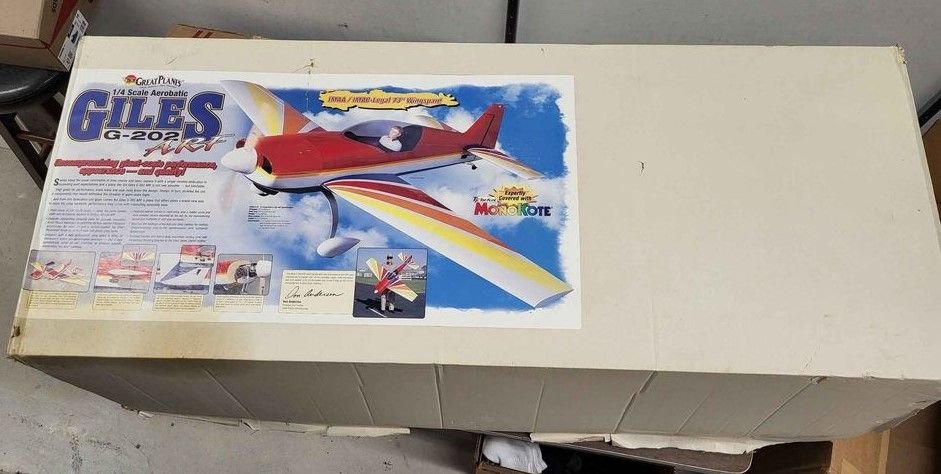 Great Planes Giles G-202 ARF 1/4 Scale NIB $285.00 - RCU Forums