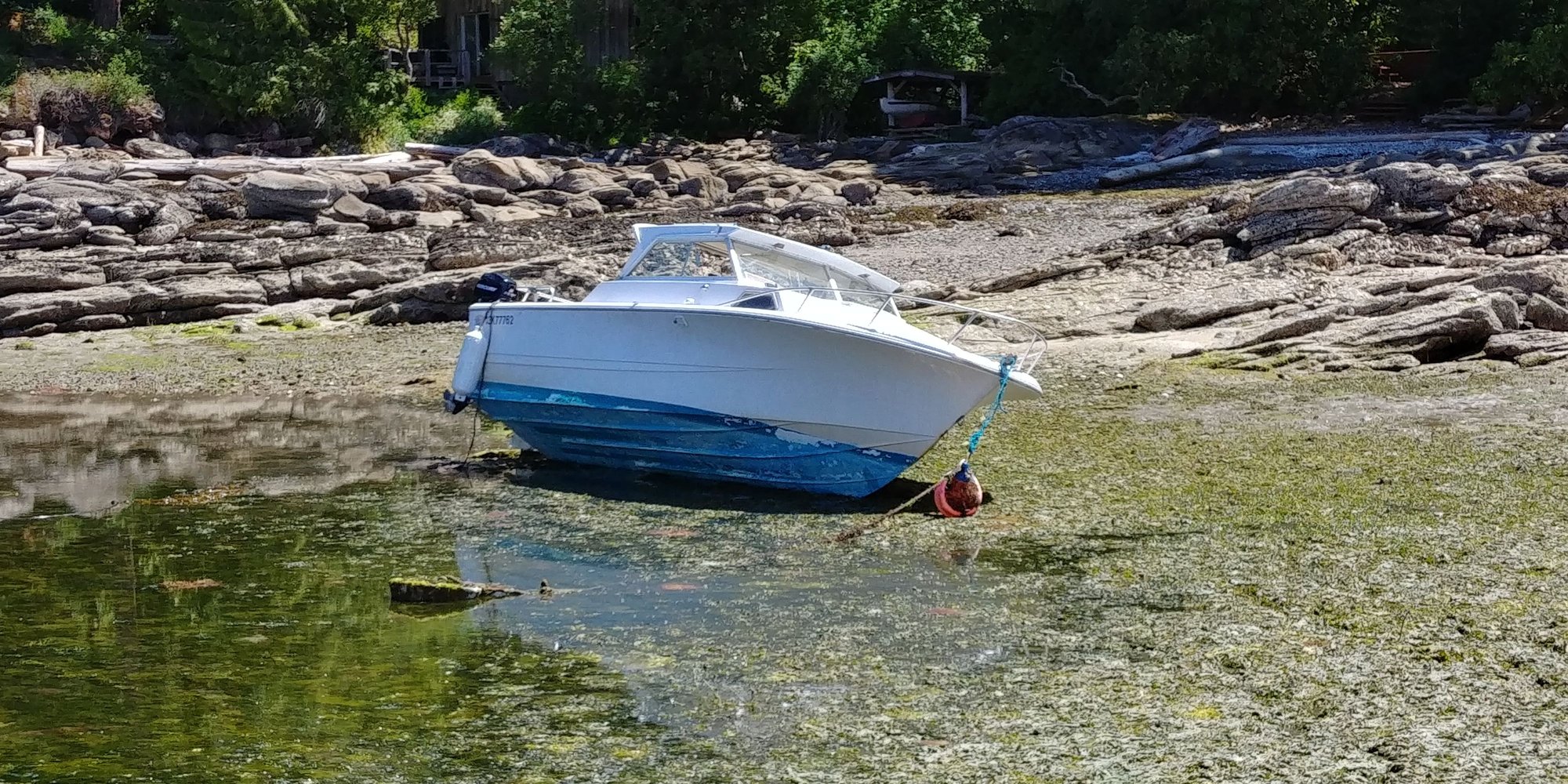 Boat setting on bottom at low tide - The Hull Truth - Boating and ...