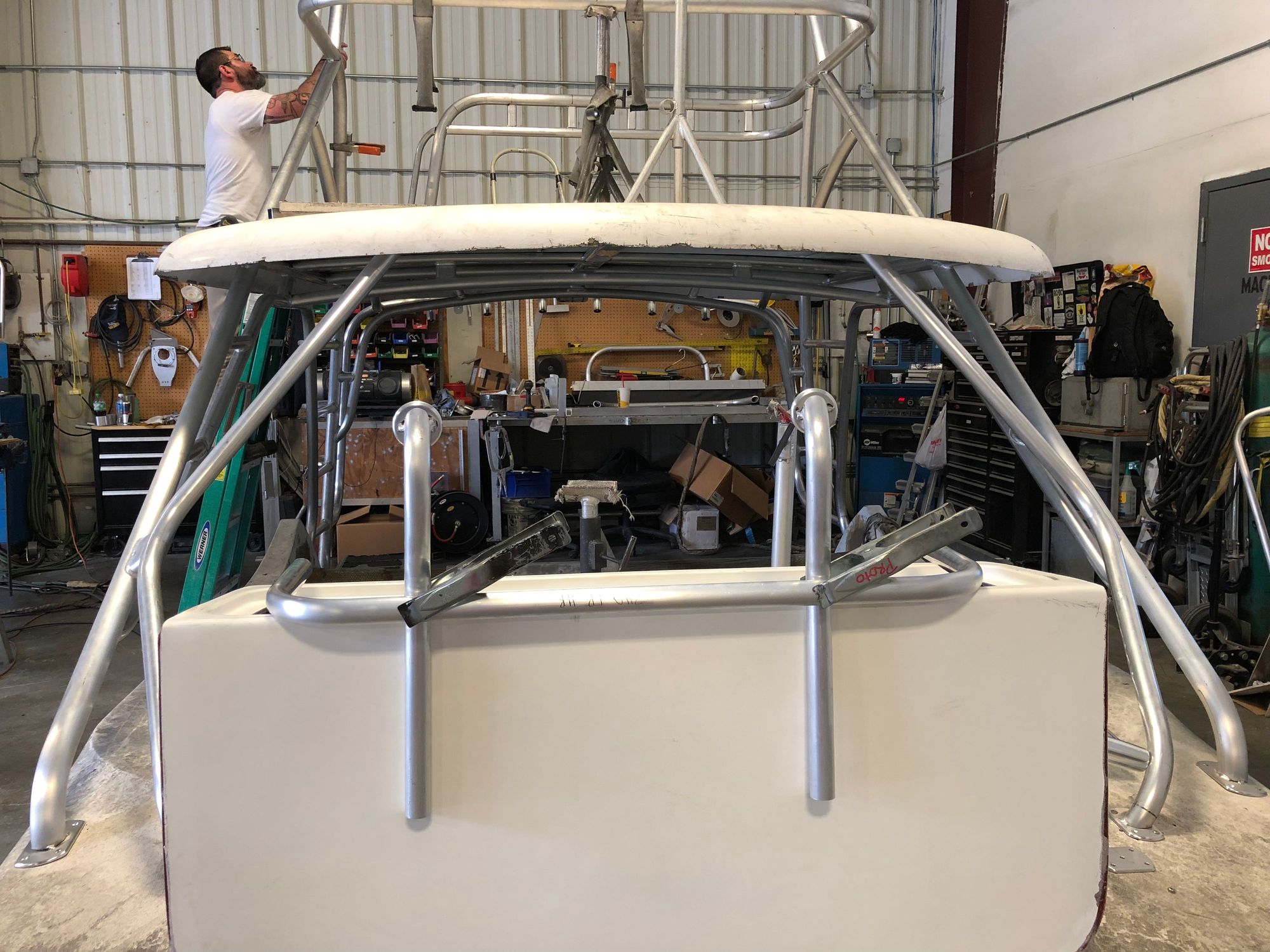 Leaning Post Backrest with Arm Rests - The Hull Truth - Boating and ...